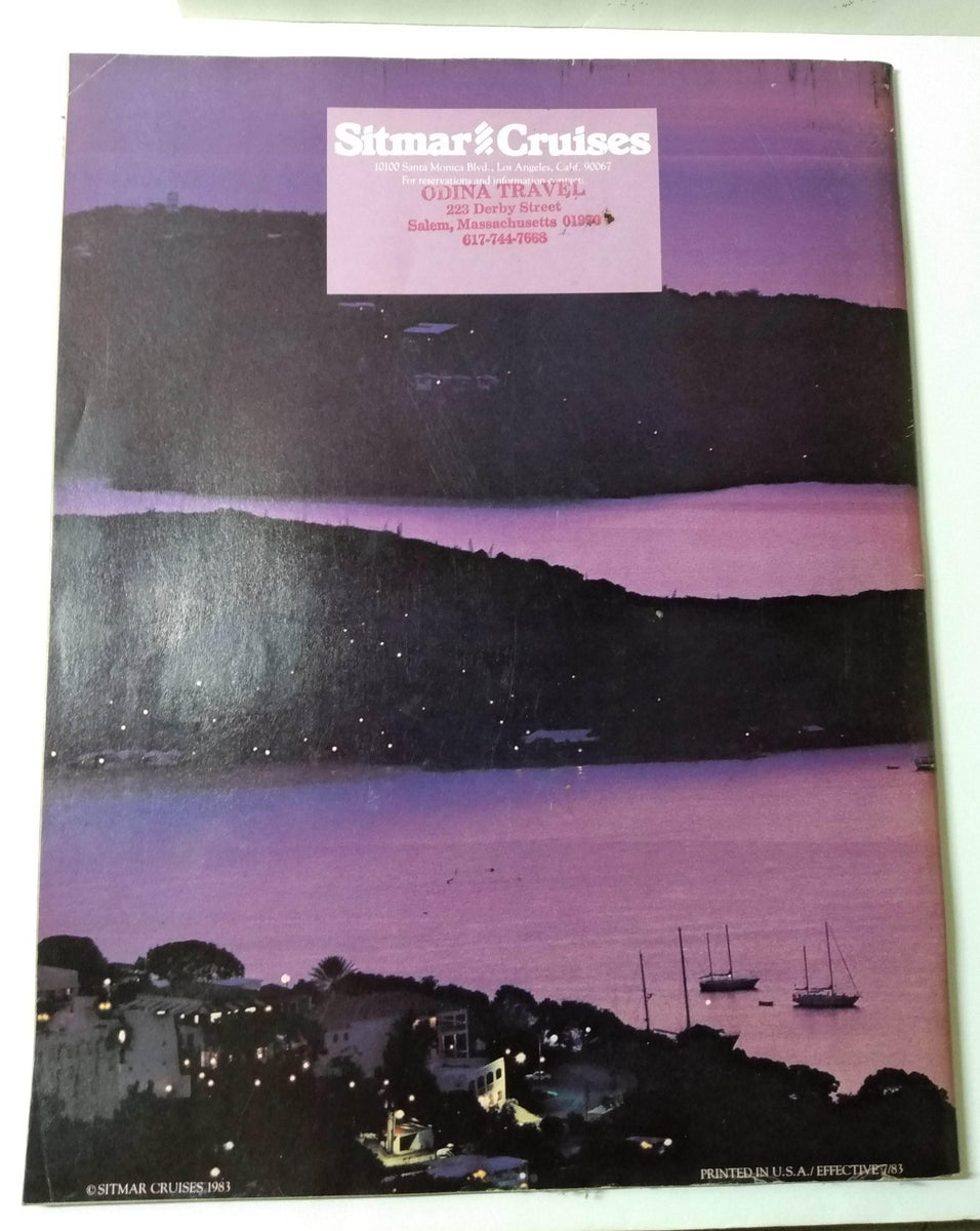 Sitmar Cruises Fairsea Fairwind Fairsky 1984 Cruises Brochure – TulipStuff