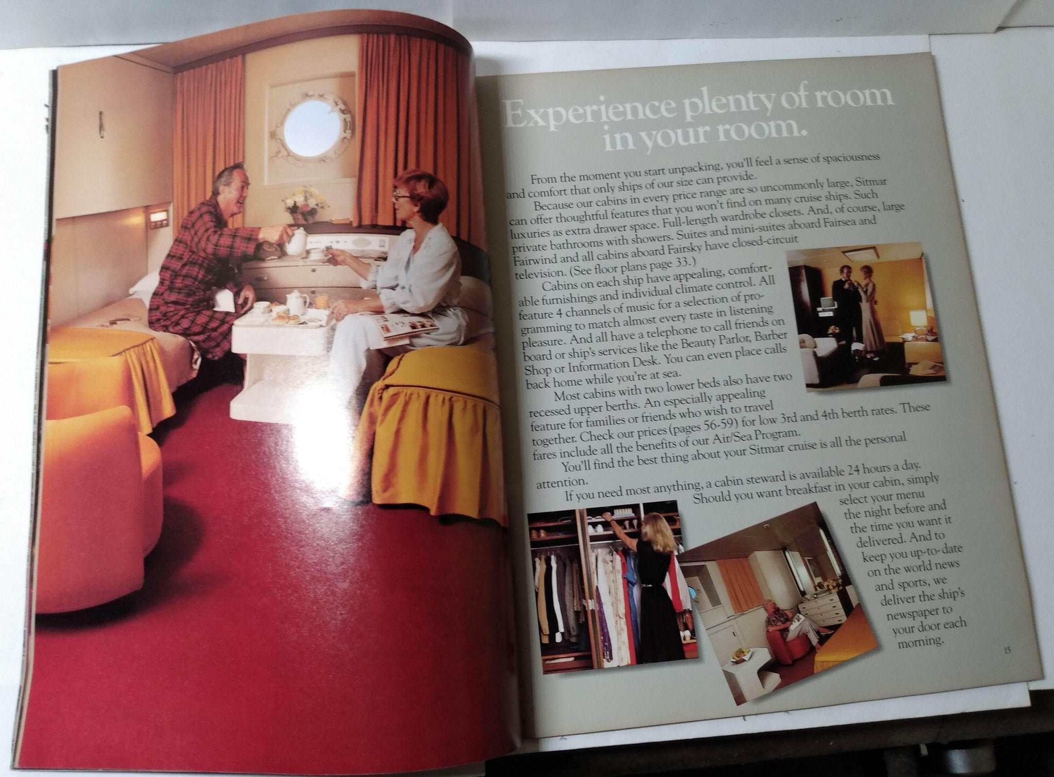Sitmar Cruises Fairsea Fairwind Fairsky 1984 Cruises Brochure – TulipStuff