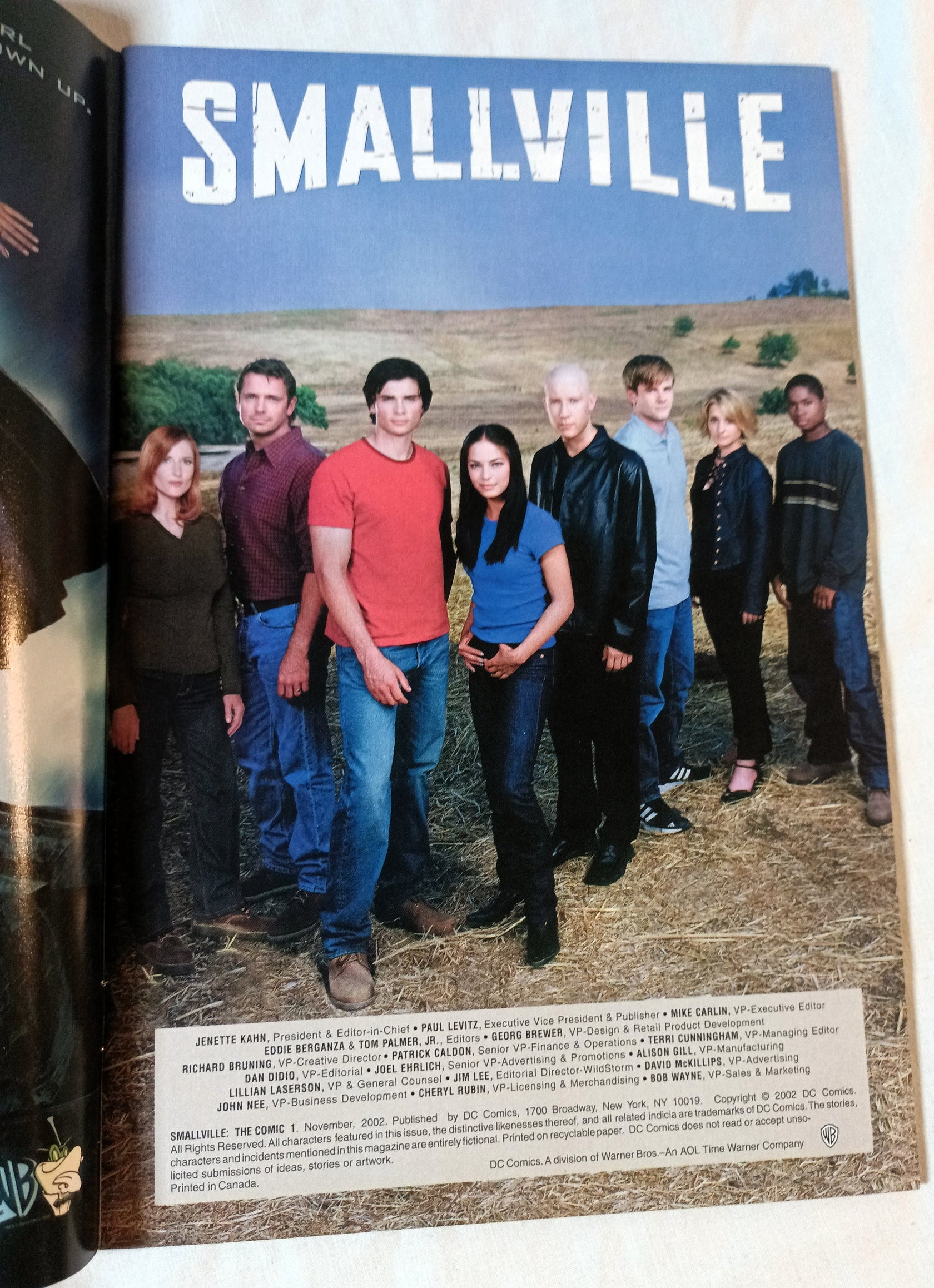 Smallville The Comic #1 November 2002 64-Page Special Issue – TulipStuff