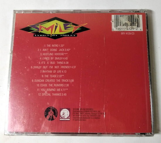 Smiley - Lyrics By Smile Detroit Female Rapper Album CD Bryant 1992 ...