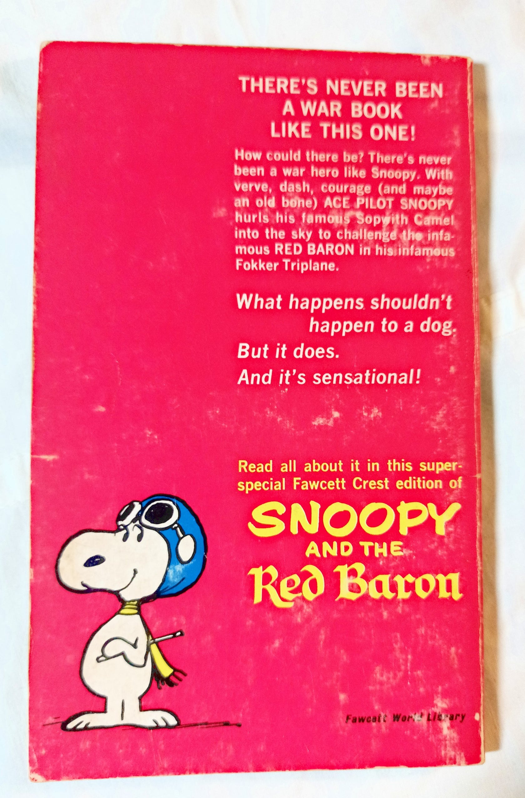 Snoopy And The Red Baron Peanuts Charles M Schulz Fawcett 1969 – TulipStuff