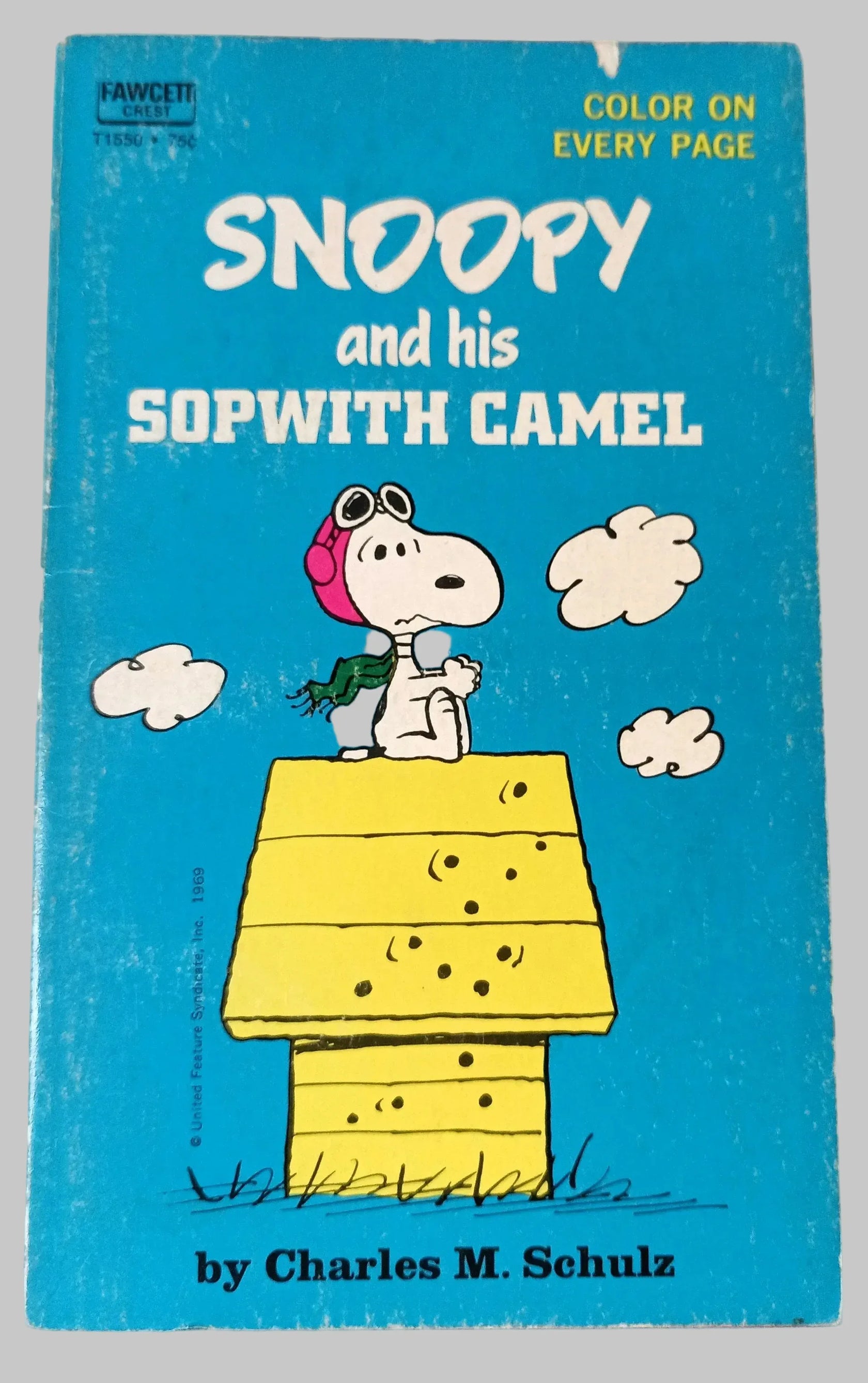 Snoopy And His Sopwith Camel Peanuts Charles M Schulz Fawcett 1971 ...