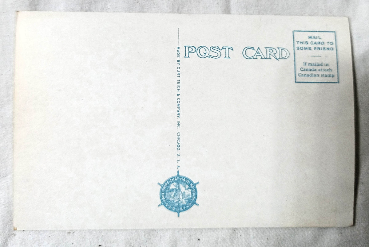 Great Lakes Liner ss South American Georgian Bay Line 1920's Postcard ...