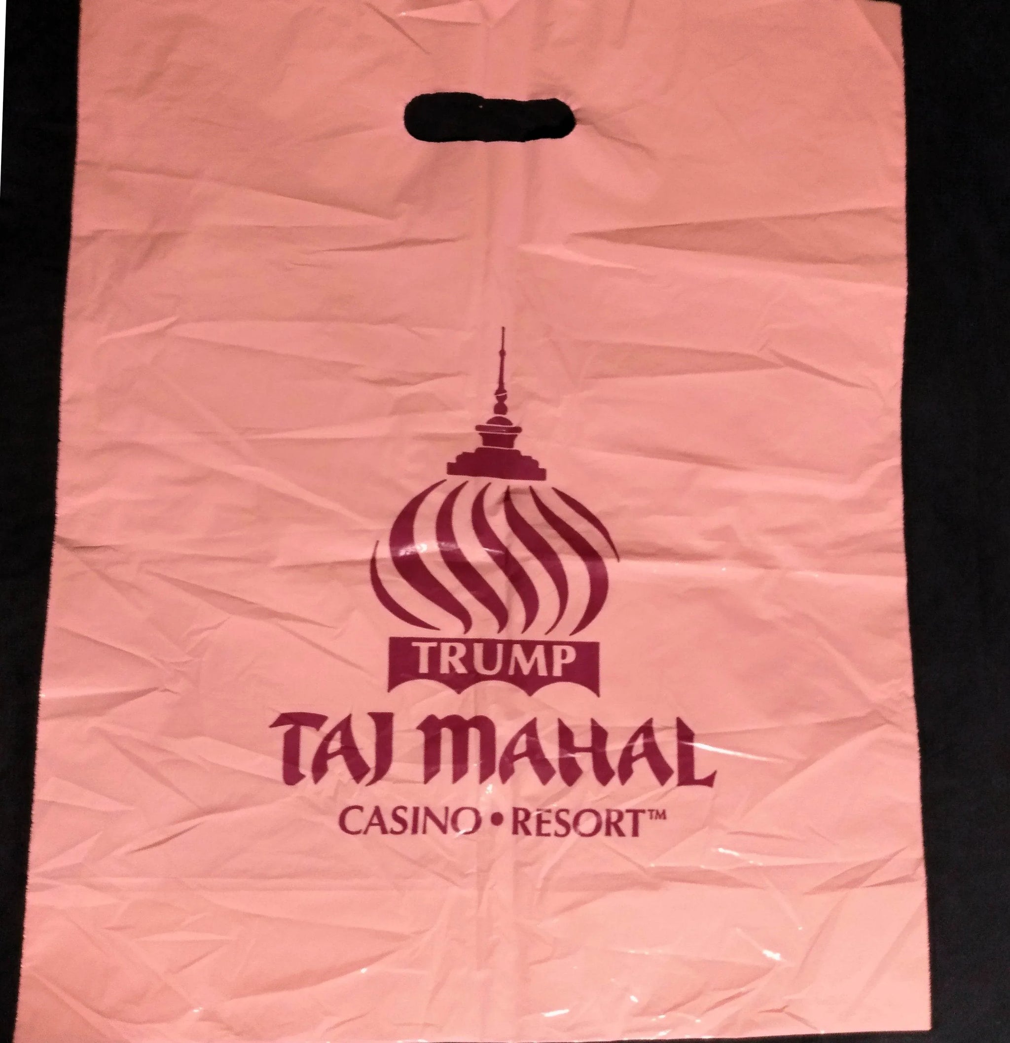 Trump Taj Mahal Casino Resort Atlantic City Vintage Shopping Bag 1990 ...