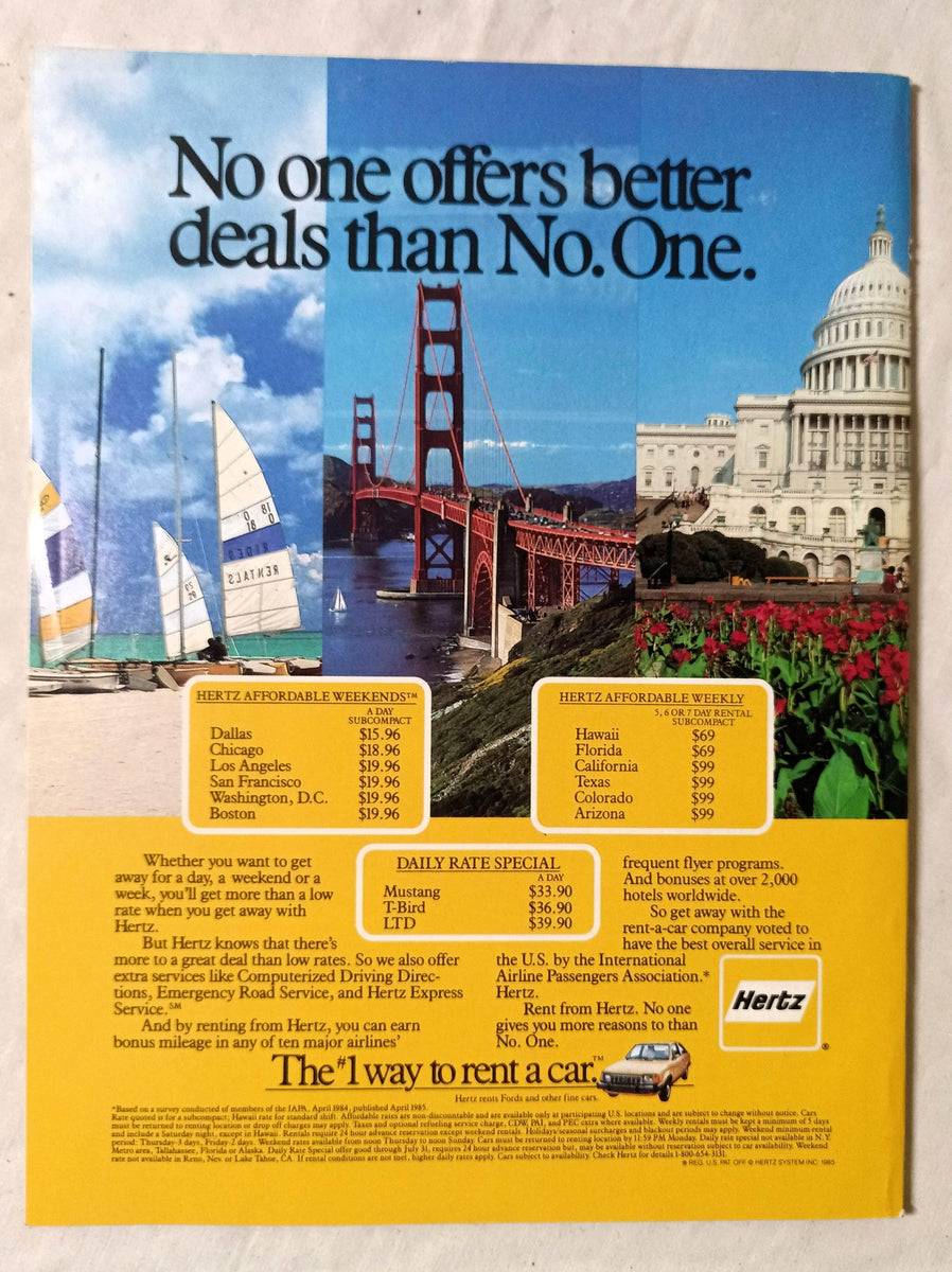USAir Inflight Magazine Salute To Summer July 1985 – TulipStuff