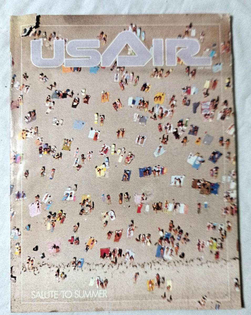 USAir Inflight Magazine Salute To Summer July 1985 – TulipStuff