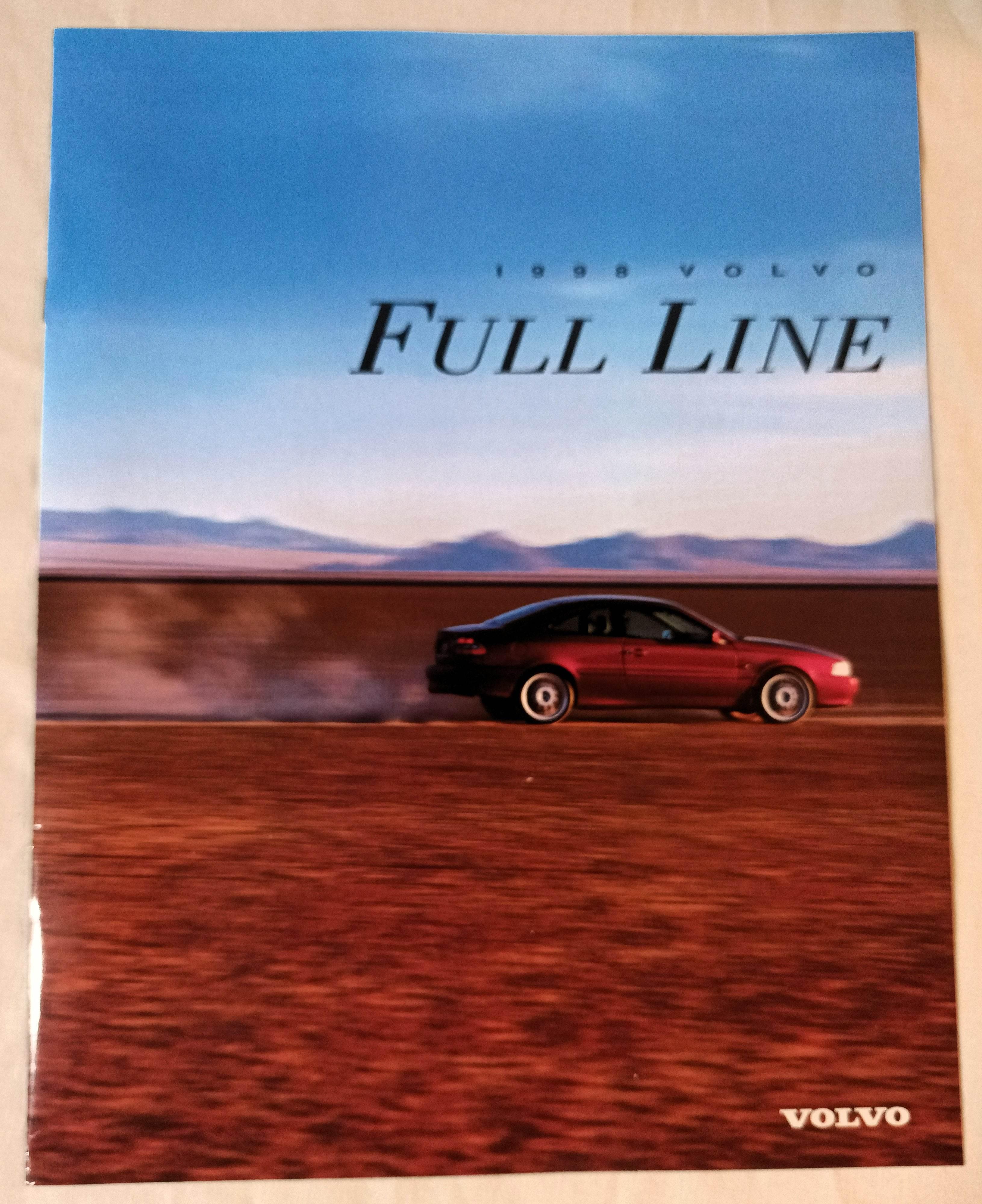 Volvo US Full Line Dealer Sales Brochure 1998 C70 S70 V70 S90 V90 ...
