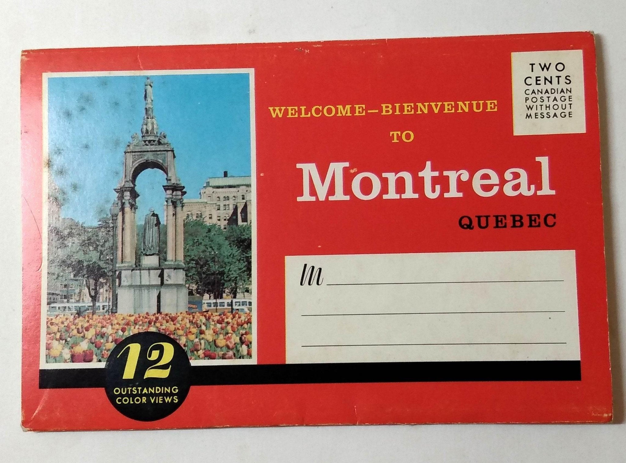 Welcome - Bienvenue To Montreal Canada 1950's Postcard Booklet 12 View ...