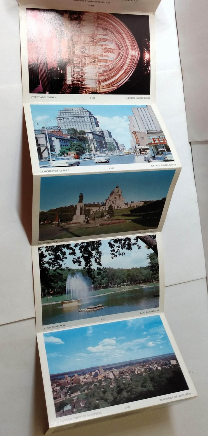 Welcome - Bienvenue To Montreal Canada 1950's Postcard Booklet 12 View ...