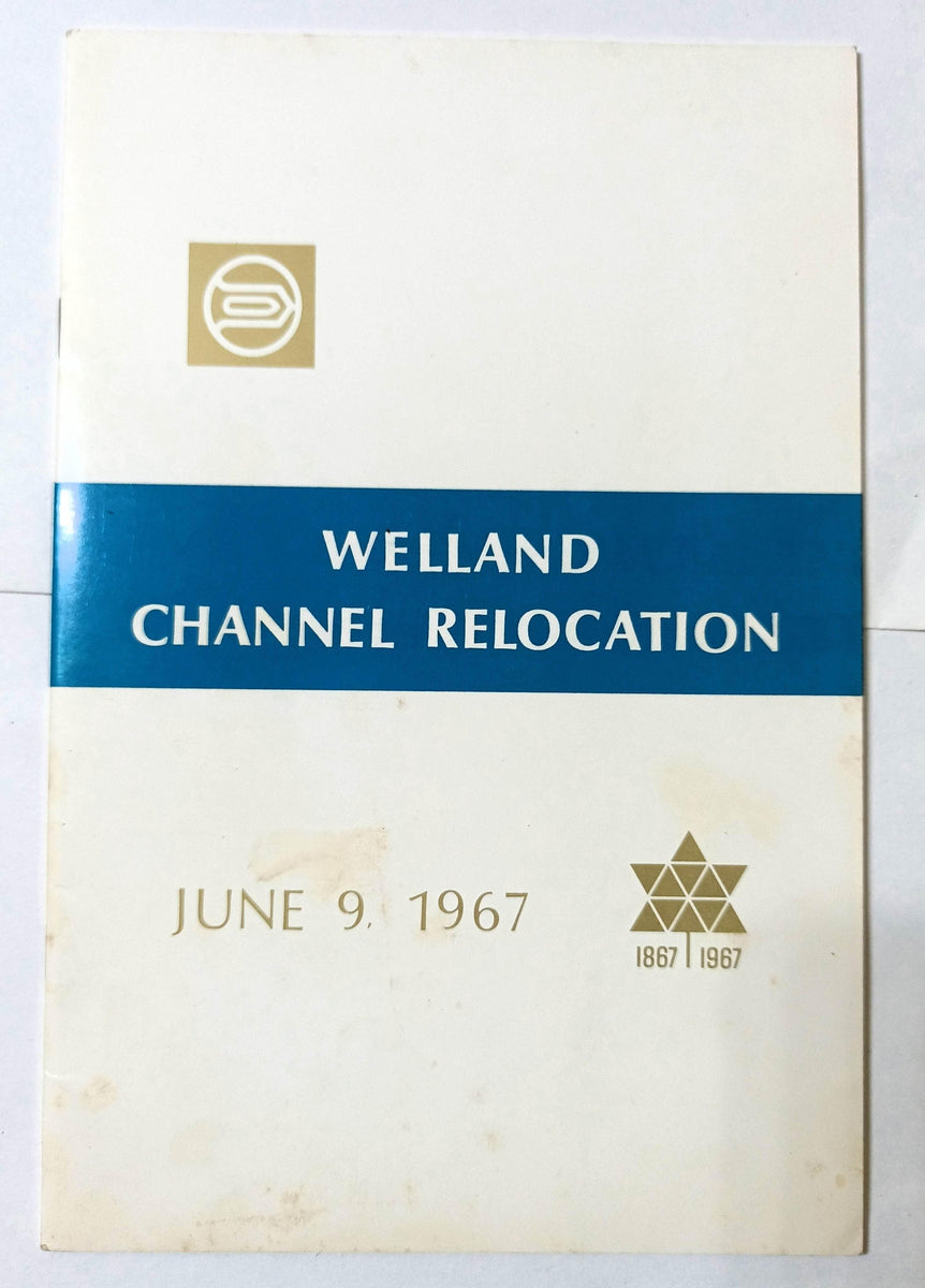 Welland Channel Relocation Canal Development Niagara Peninsula 1967 ...