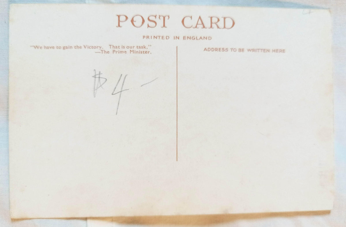 Big Ben Parliament Westminster London Postcard WW2 Churchill 1943 ...