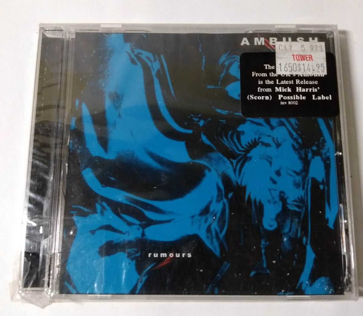Ambush Rumours Electronic Drum n Bass Album CD 1998 – TulipStuff