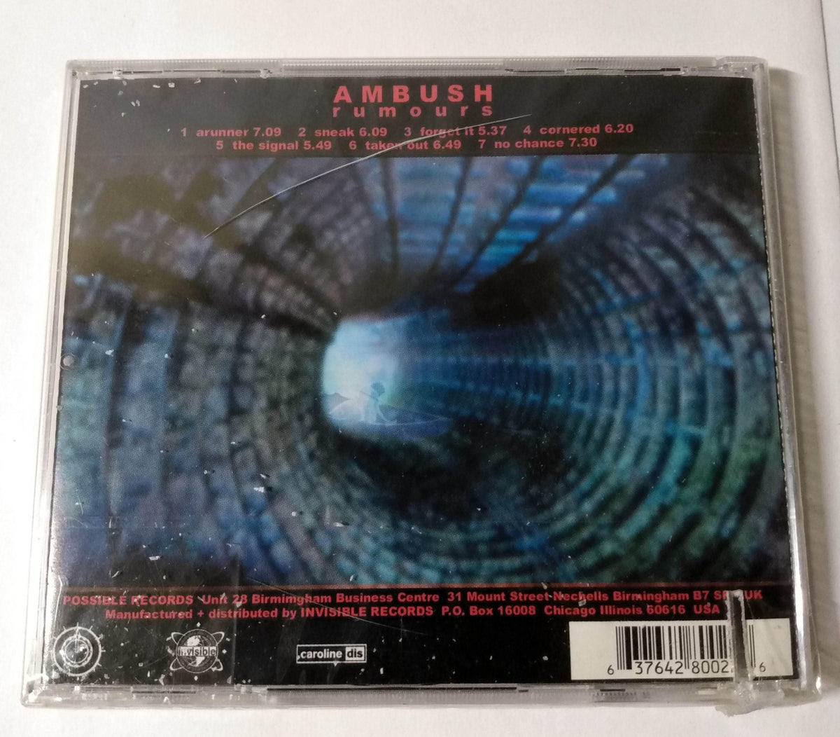 Ambush Rumours Electronic Drum n Bass Album CD 1998 – TulipStuff