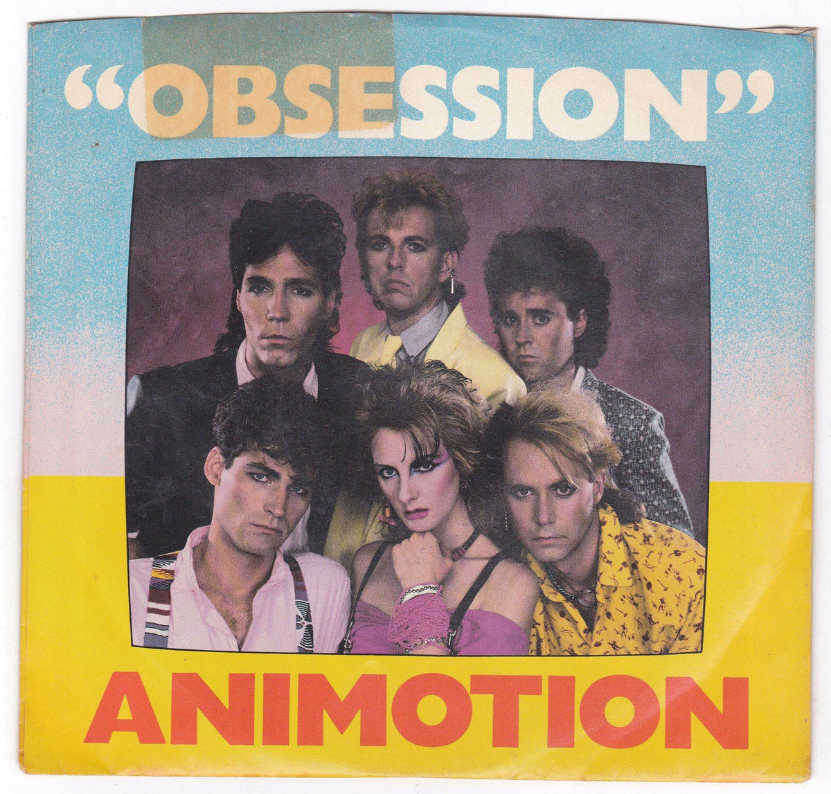 Animotion Obsession 7" 45rpm Vinyl Record Synthpop 1984 – TulipStuff