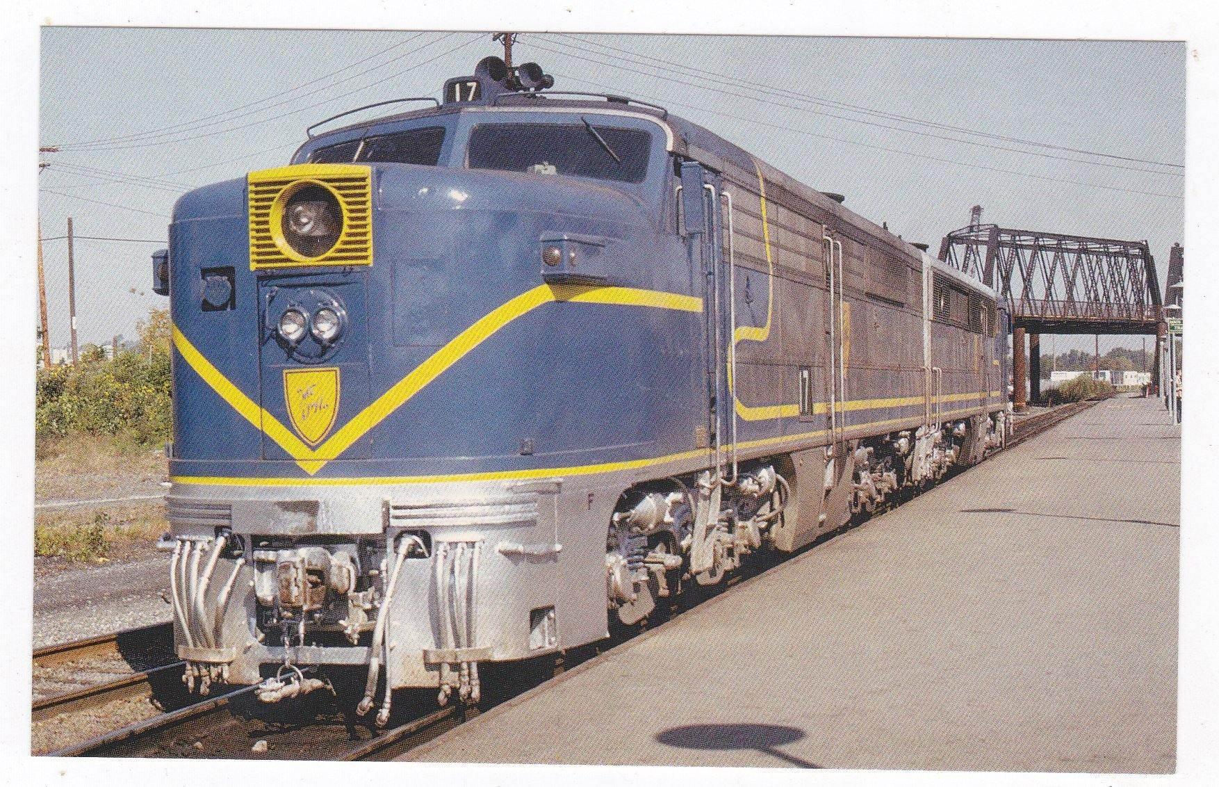 Delaware and Hudson Alco PA Diesel Locomotive Train at Albany Postcard ...