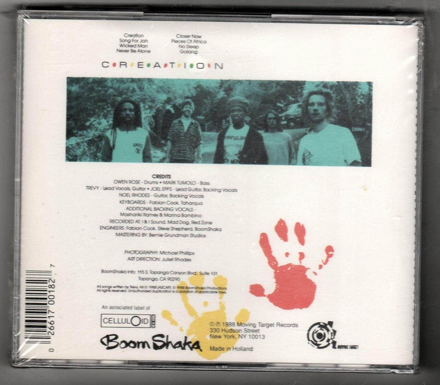 Boom Chaka Creation Roots Reggae Album CD Moving Target 1988 – TulipStuff