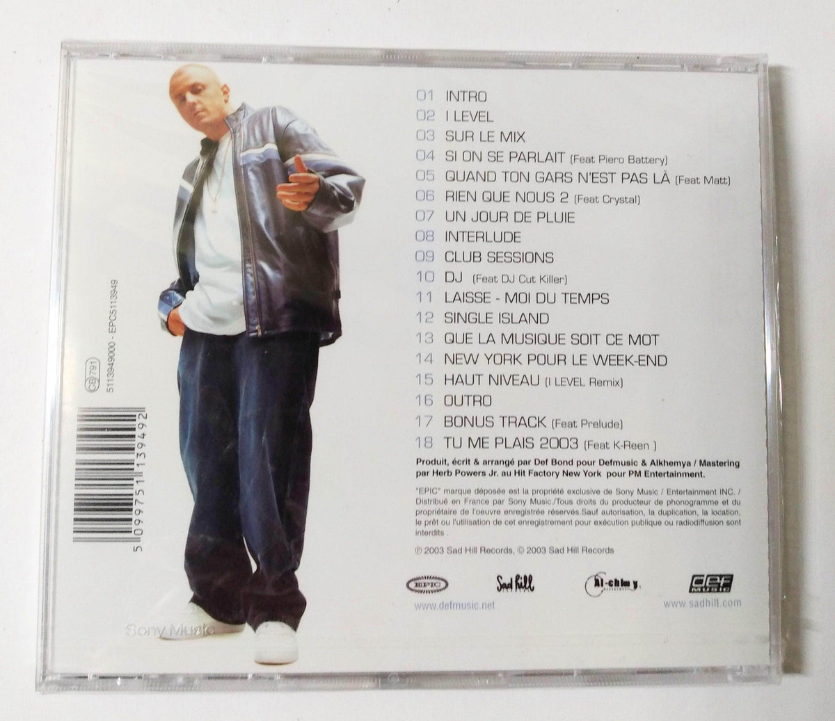 Def Bond DEF French Rap Album CD 2003 – TulipStuff