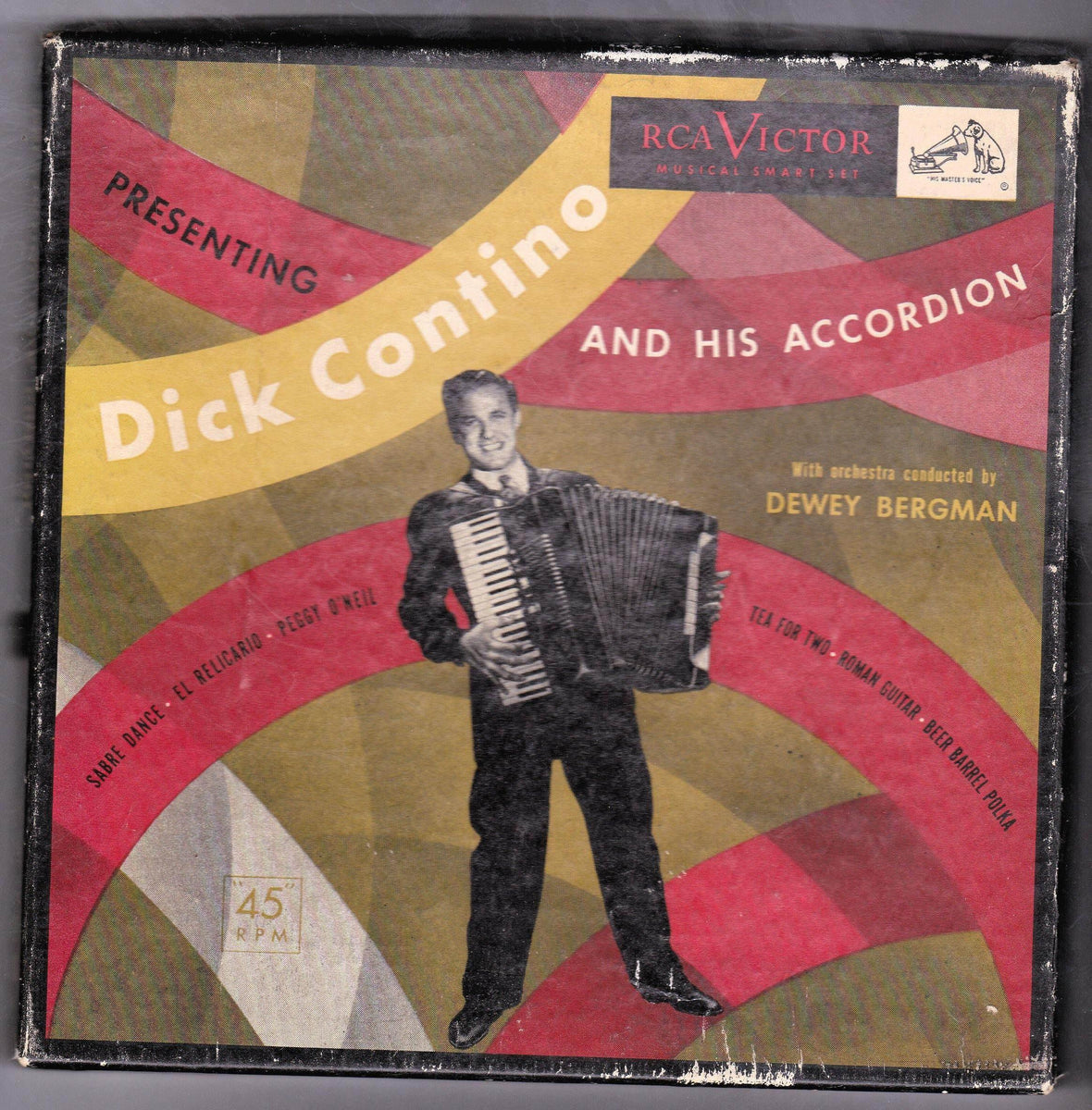 Presenting Dick Contino And His Accordion 3x7" EP Box Set 1952 – TulipStuff
