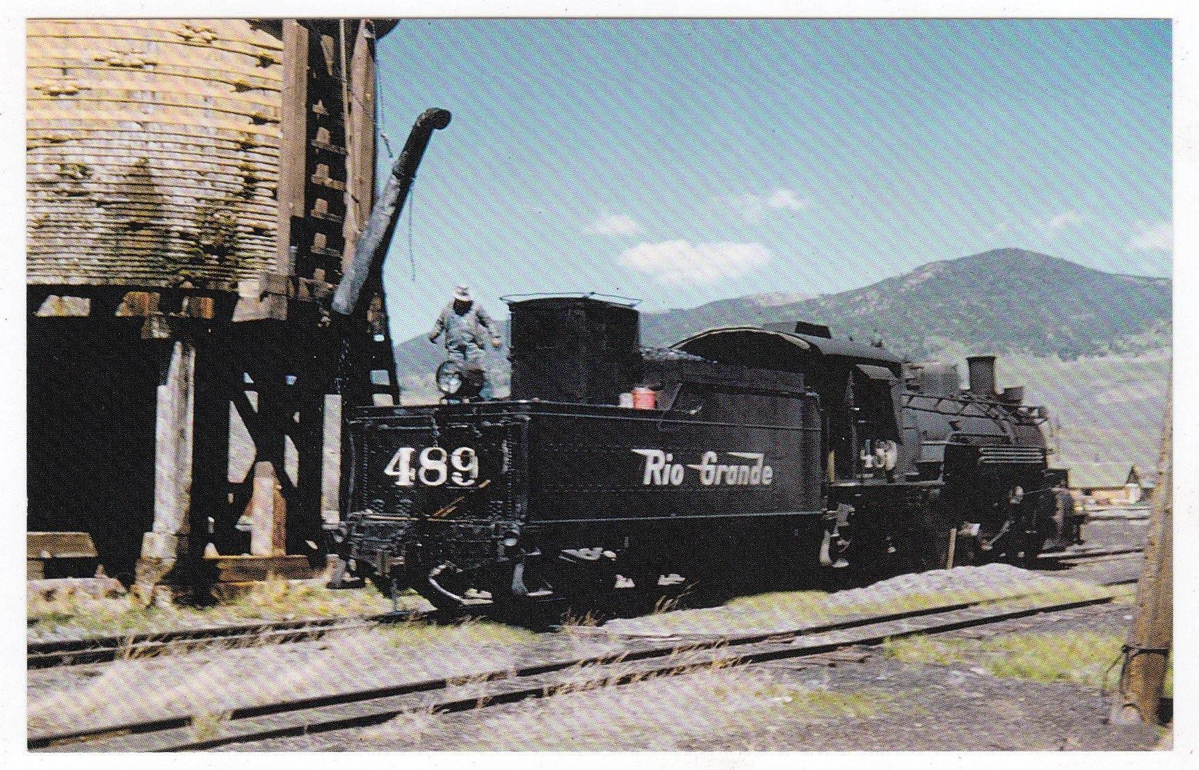 Denver and Rio Grande 2-8-2 K-28 Mikado Steam Locomotive 1950's ...