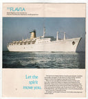Costa Line ss Flavia 1979-80 Nassau Bahamas Cruise Ship Brochure ...
