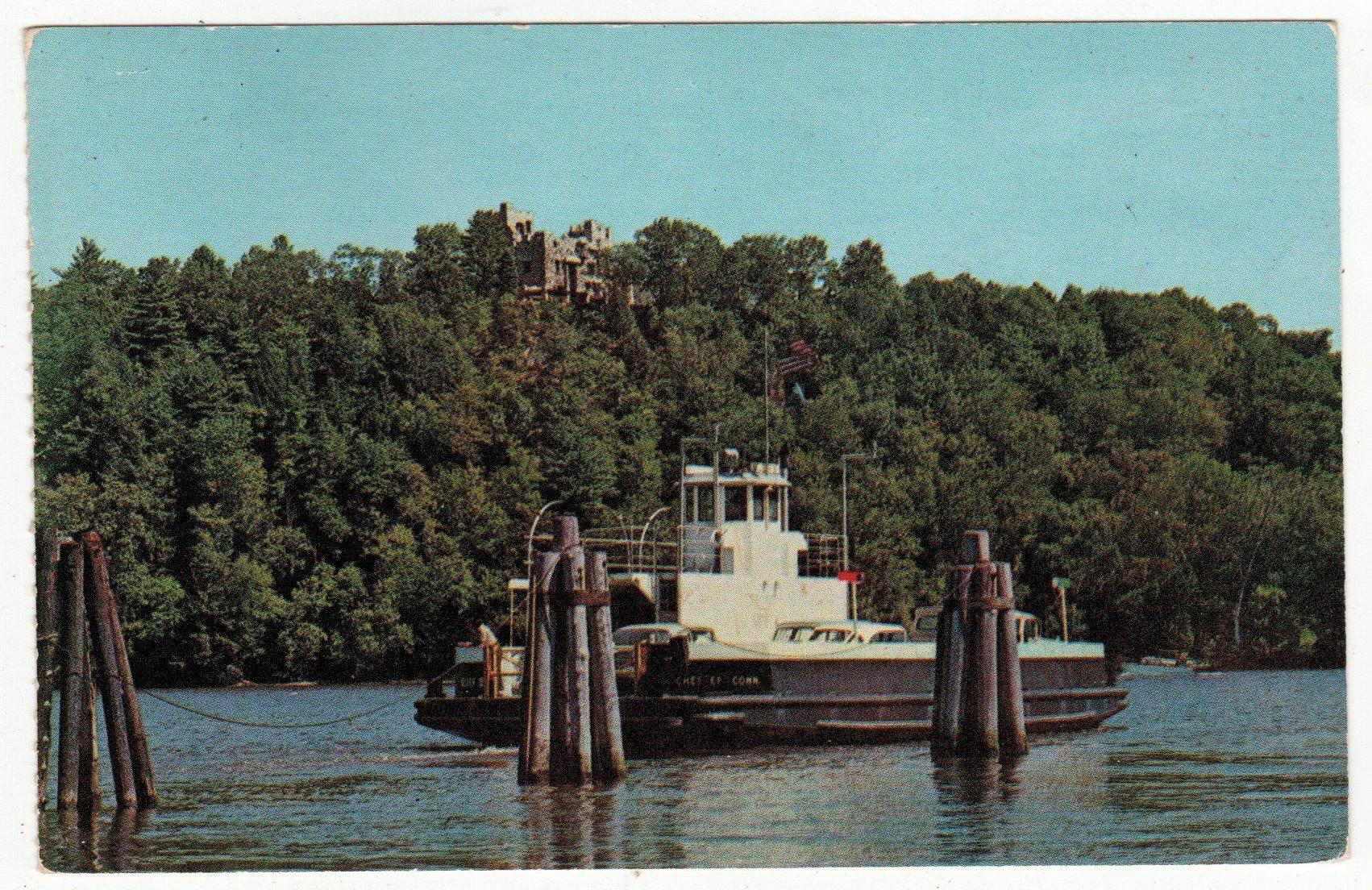Gillette Castle State Park Ferry Selden III Connecticut 1960's Postcar ...