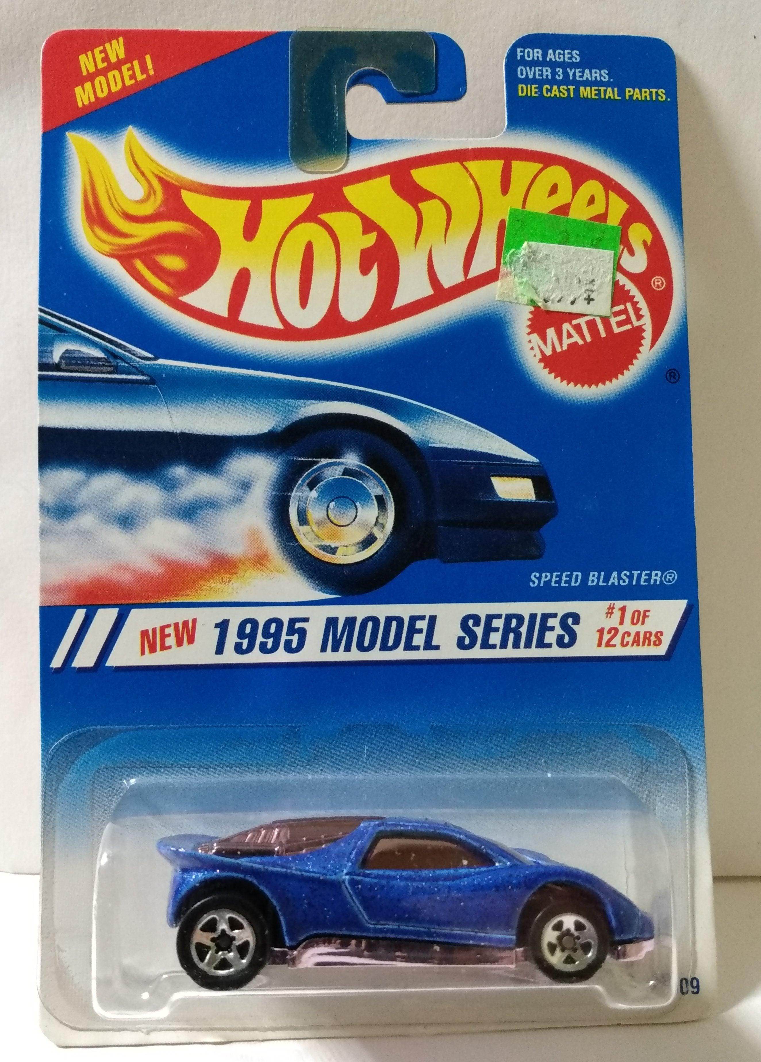 Hot Wheels 1995 Model Series Speed Blaster Collector 343 Blue sp5 ...