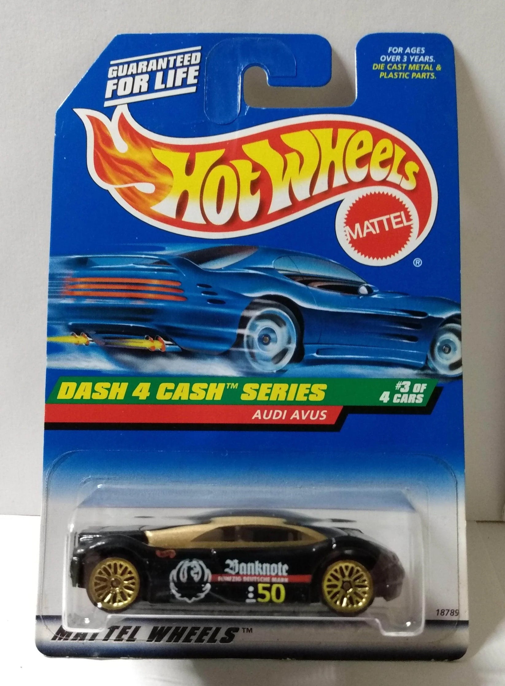 Hot Wheels Dash 4 Cash Series Audi Avus Quattro Collector #723 1997 ...