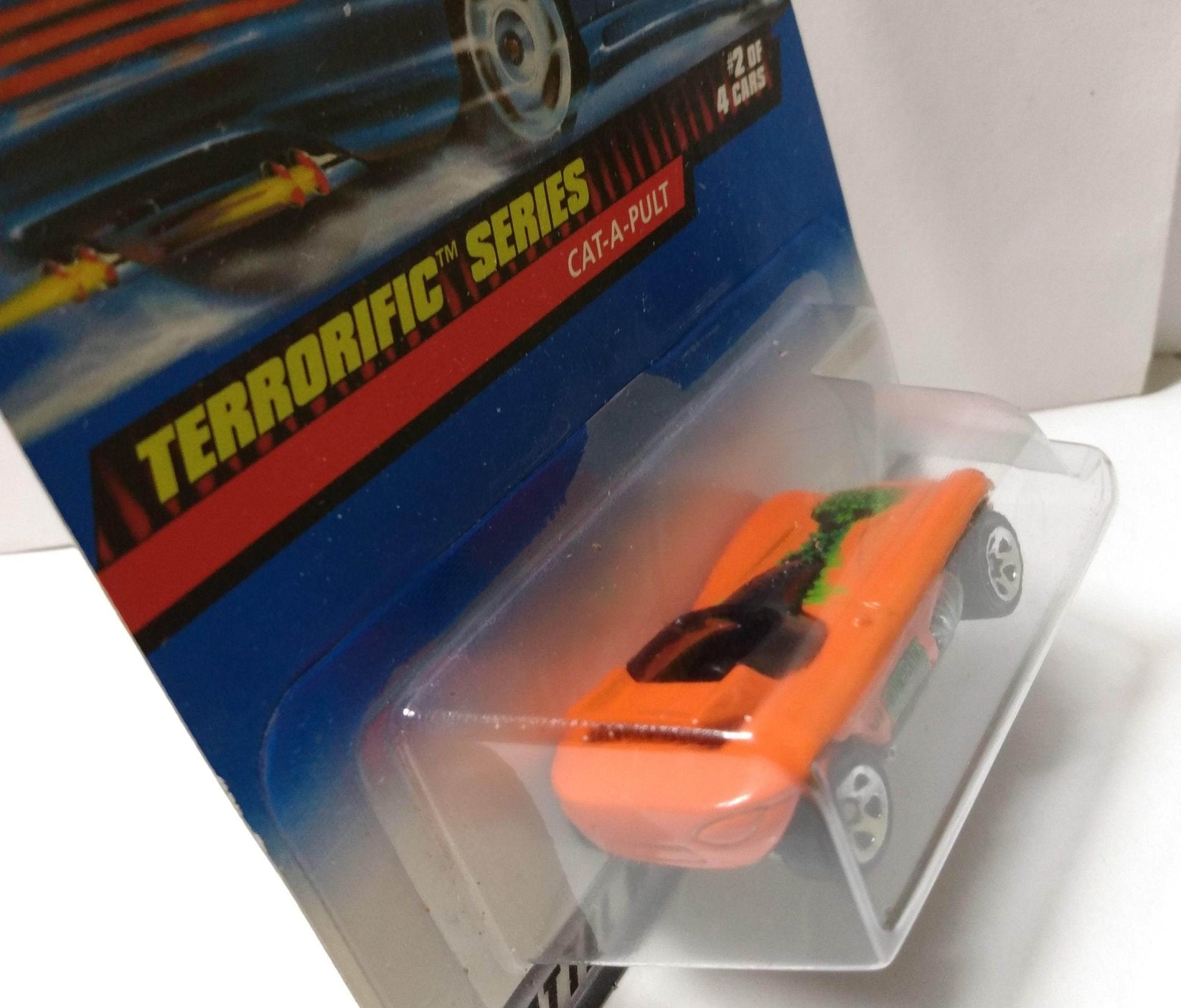 Hot Wheels Terrorific Series Cat-A-Pult Race Car Collector #978 ...
