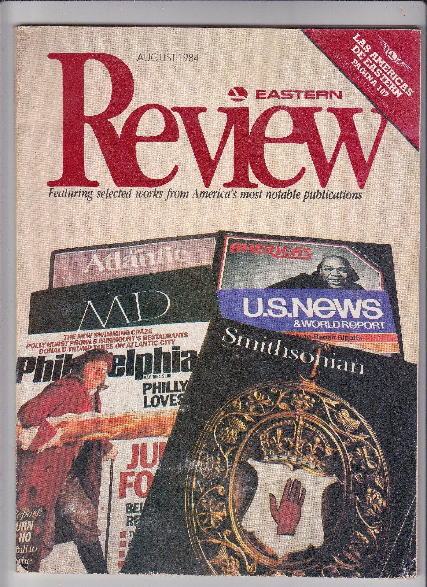 Eastern Airlines Inflight Magazine Eastern Review August 1984 Issue ...
