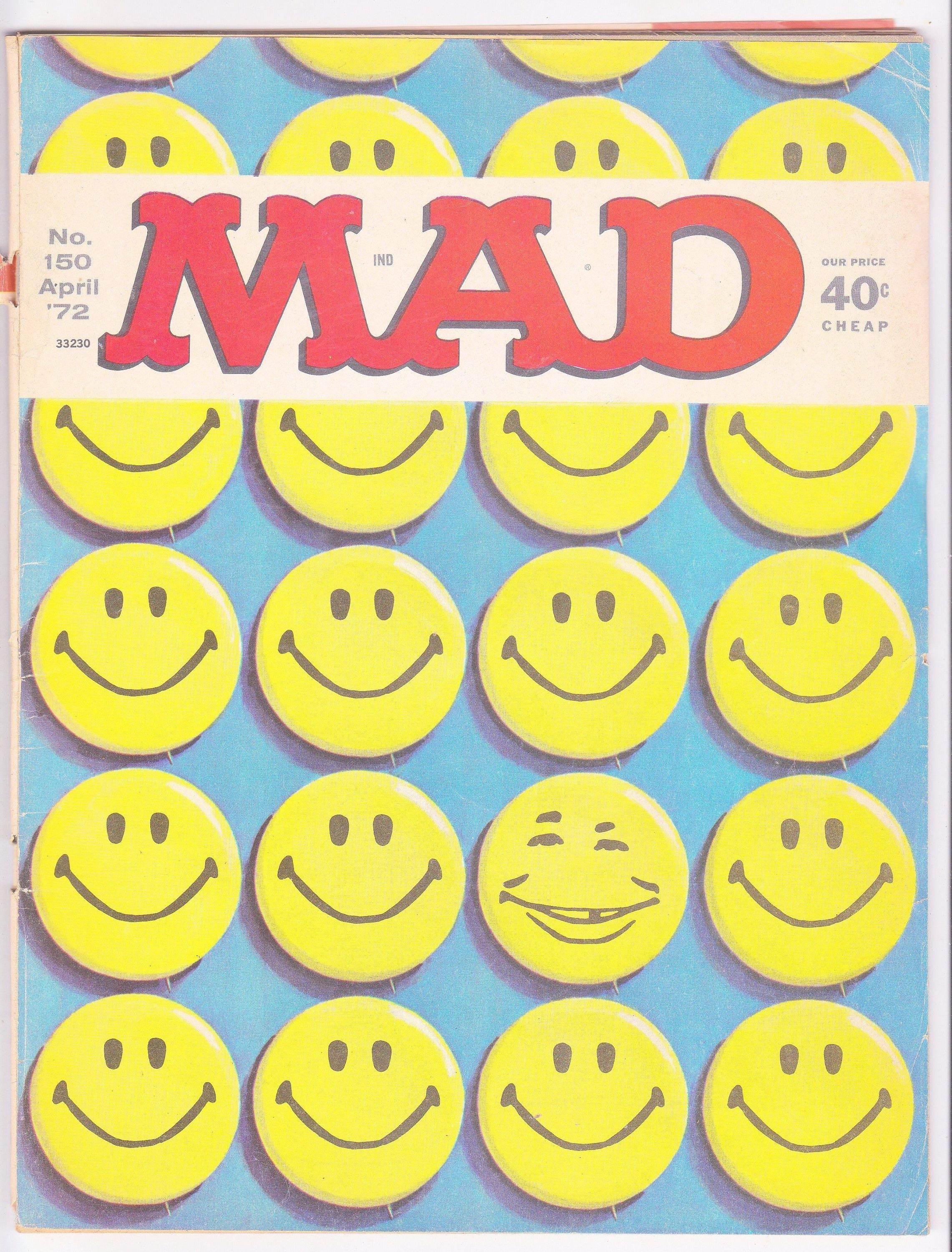 Mad Magazine 150 April 1972 Nixon White House 1972 Election Partridge ...