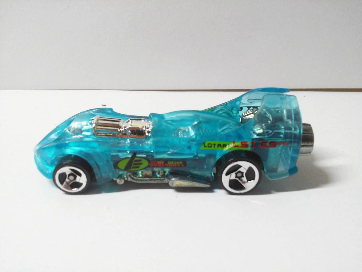 Hot Wheels Light Blue Power Rocket in Gift Box Thailand 1999 – TulipStuff