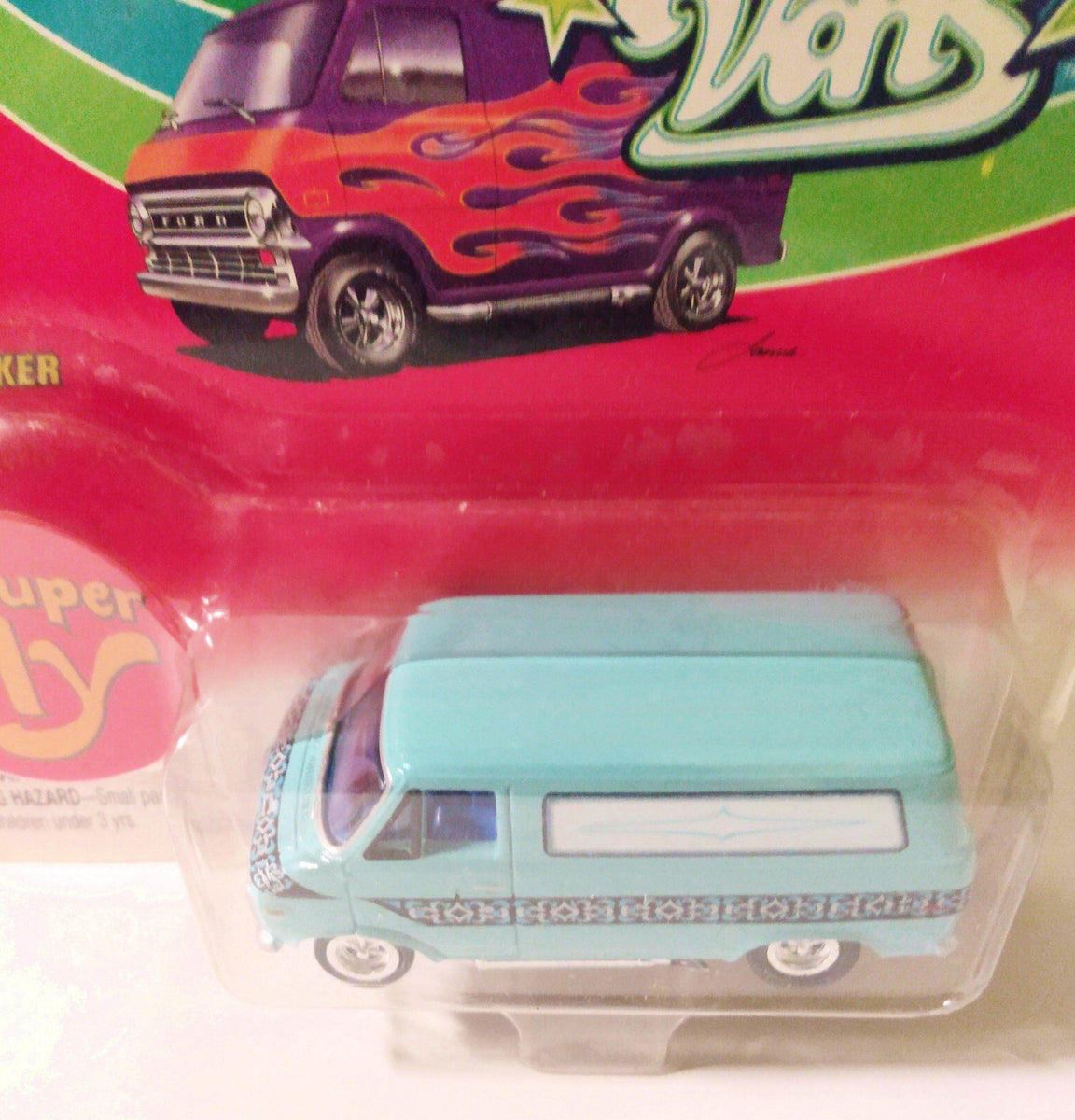 Johnny Lightning Boogie Vans 1976 Chevy G-20 Van Super Fly – TulipStuff