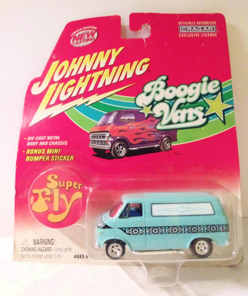 Johnny Lightning Boogie Vans 1976 Chevy G-20 Van Super Fly – TulipStuff