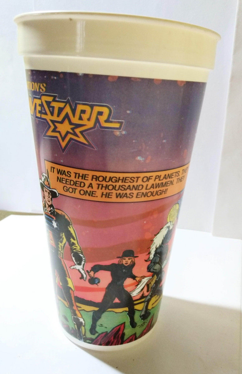 Kmart ICEE Filmation BraveStarr 24 Oz Promo Plastic Cup 1987 – TulipStuff