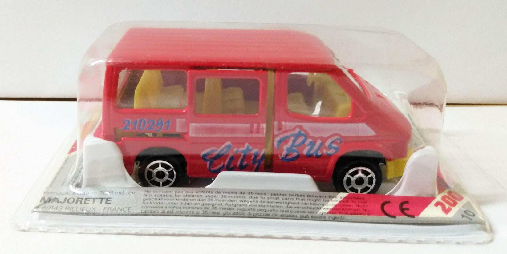 Majorette 243 Ford Transit City Bus 200 series 1993 – TulipStuff