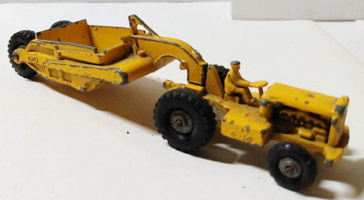 Lesney Matchbox Major Pack M1 Caterpillar Earth Scraper Earthmover 195 ...
