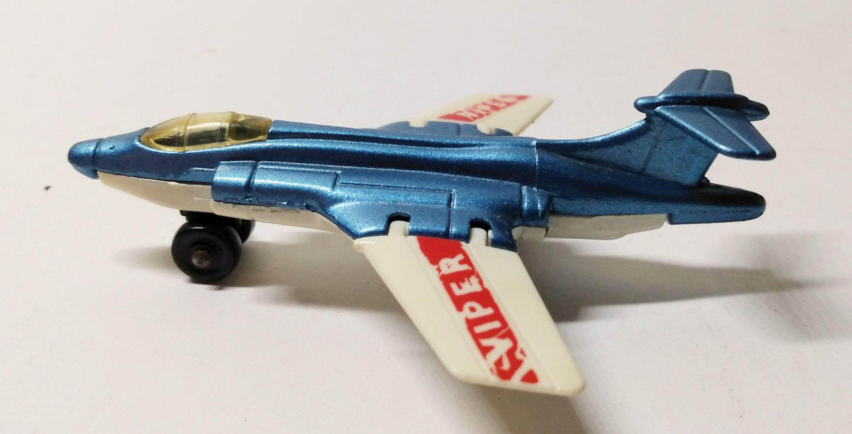 Lesney Matchbox no. 2 S-2 Jet Airplane Viper England 1981 – TulipStuff