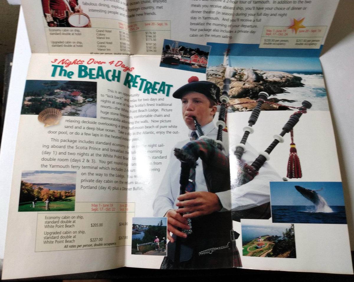 Prince of Fundy Cruises mv Scotia Prince 1997 Nova Scotia Brochure ...