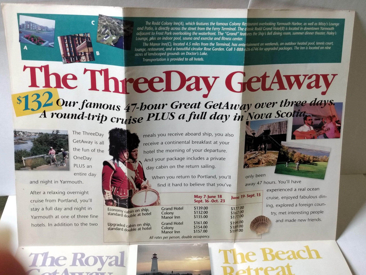 Prince of Fundy Cruises mv Scotia Prince 1998 Nova Scotia Brochure ...