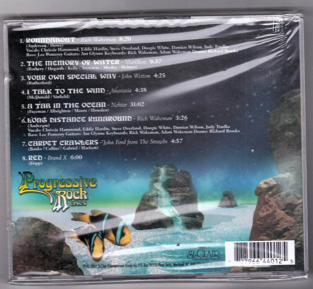 Progressive Rock Epics Album CD 2001 Rick Wakeman Marillion Brand X ...