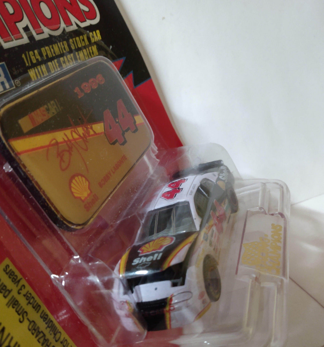 Racing Champions 1996 Premier Medallion Bobby Labonte Shell Nascar ...