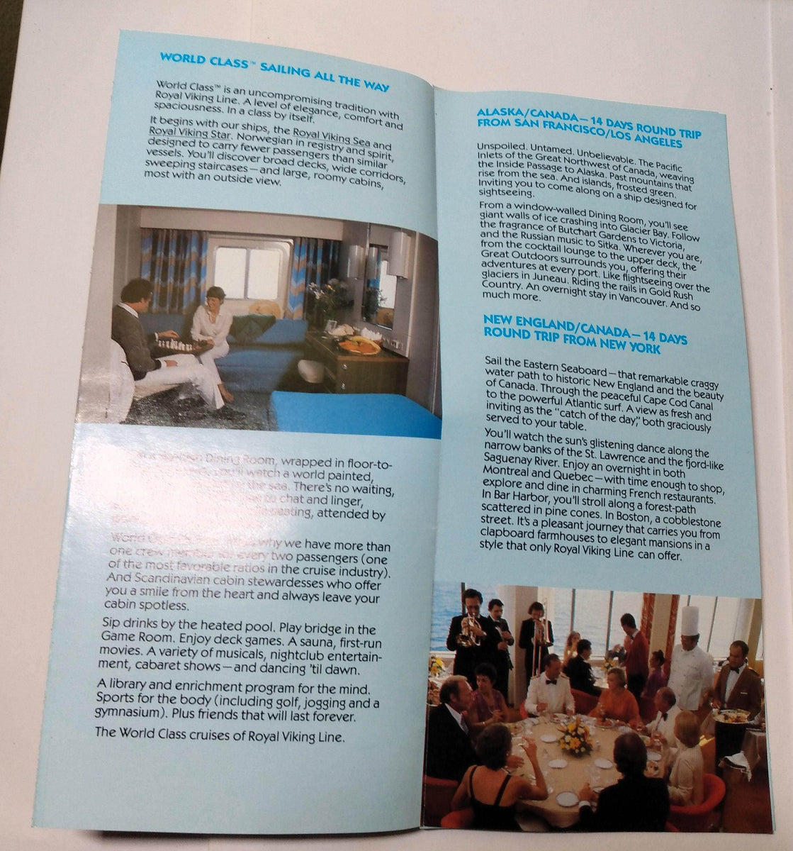 Royal Viking Line 1982 Alaska Canada New England Cruise Brochure ...