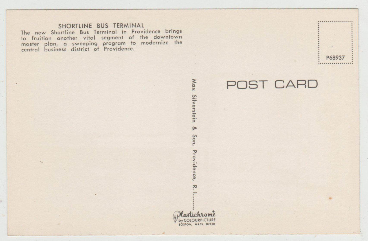 Shortline Bus Terminal Providence Rhode Island Mid 1960's – TulipStuff