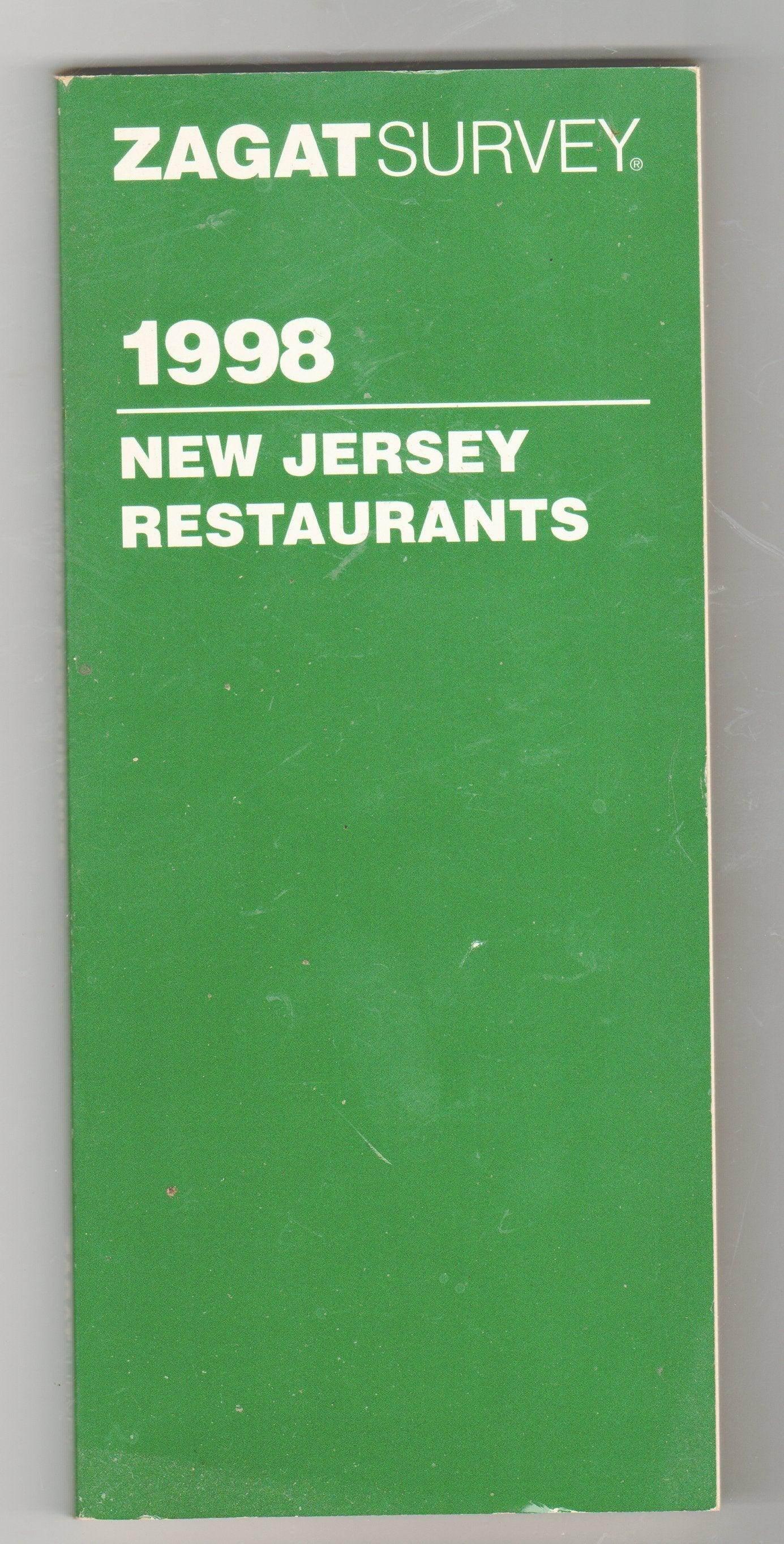 Zagat Survey New Jersey Restaurants 1998 – TulipStuff