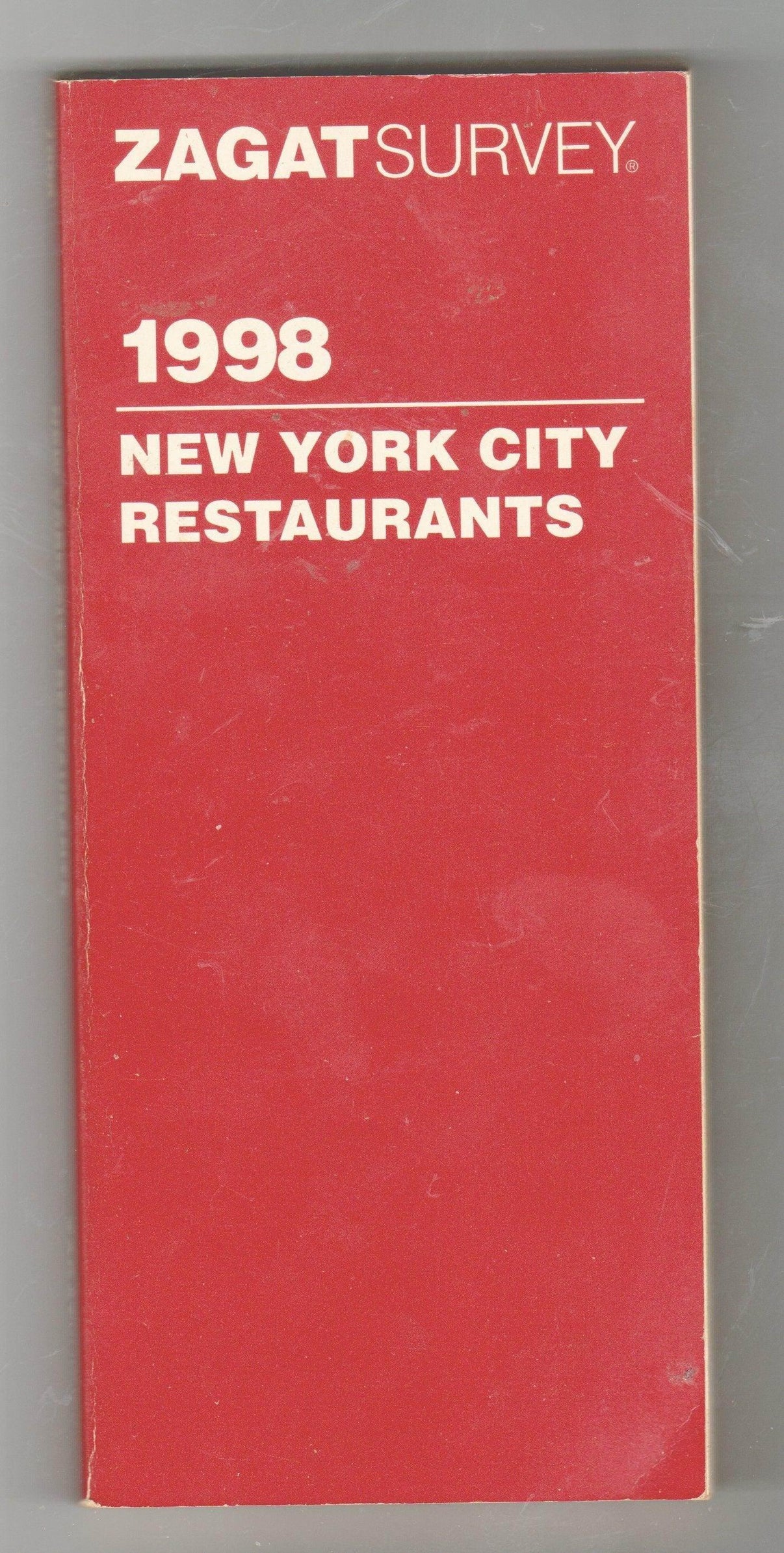 Zagat Survey New York City Restaurants 1998 – TulipStuff