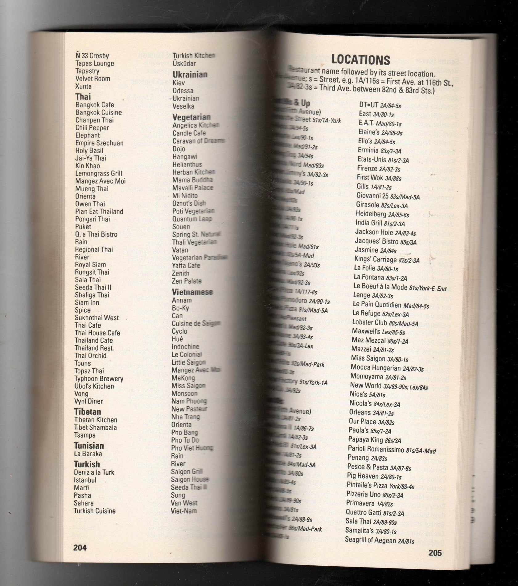 Zagat Survey New York City Restaurants 1998 – TulipStuff